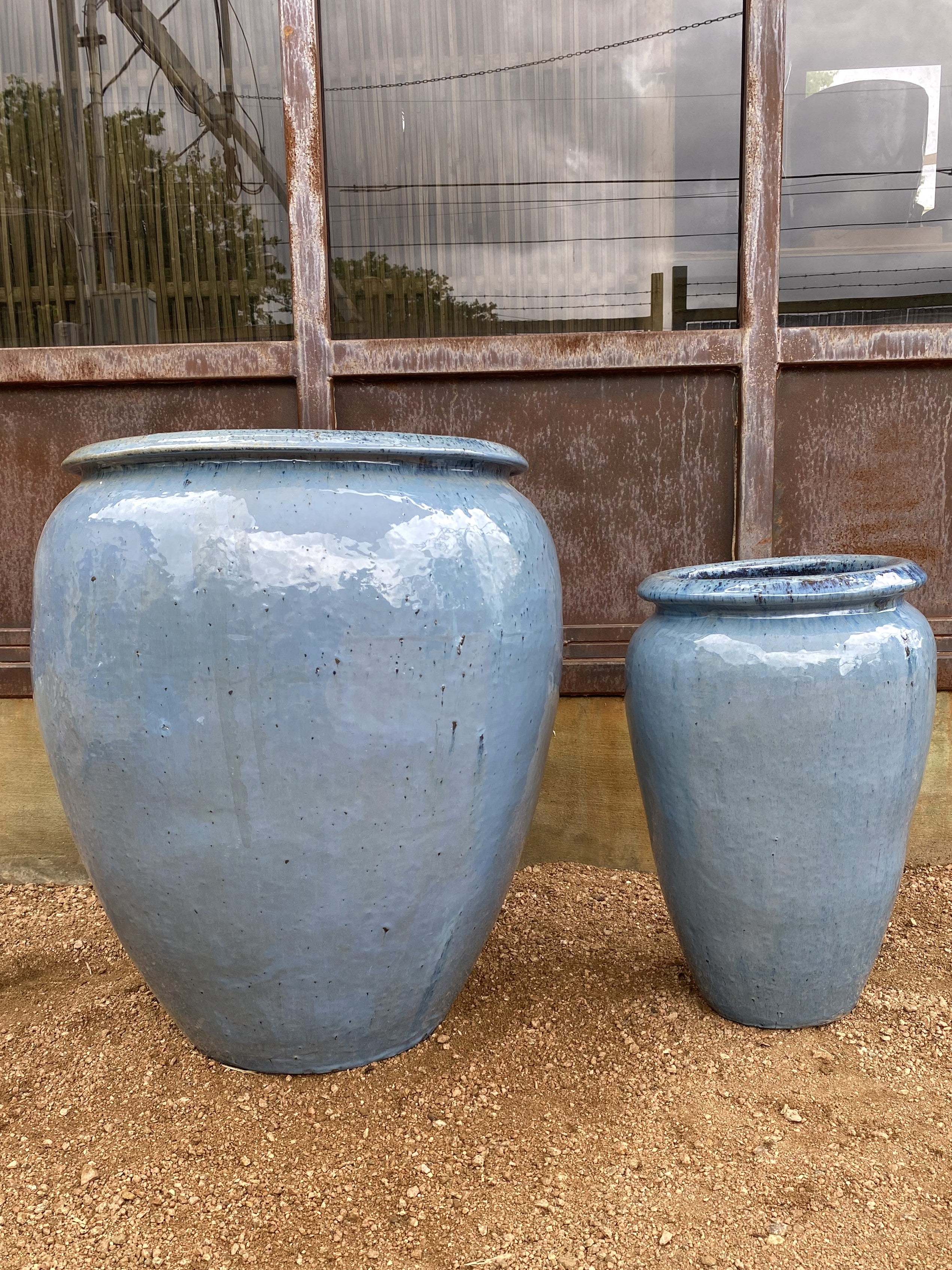 Aquamarine Light Blue Alibaba Jar – Big Grass